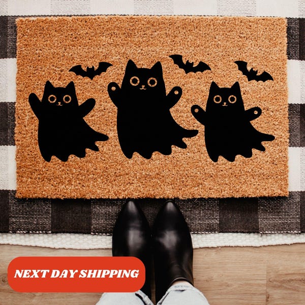Halloween Doormat - Etsy