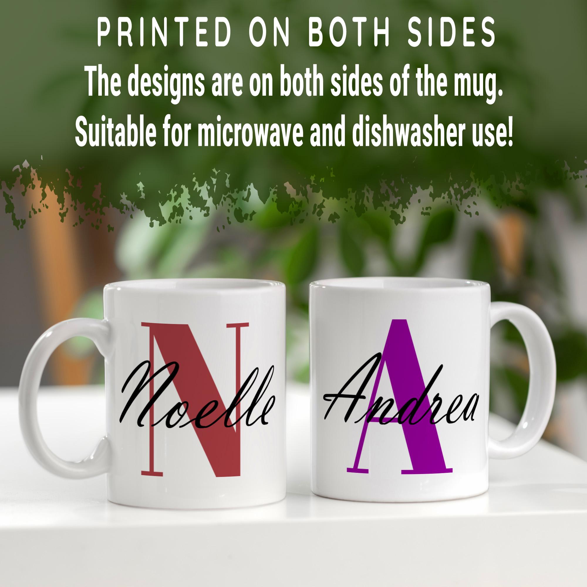 Custom Initial Mug, Personalized Mug, Custom Coffee Mug, Gift for ...
