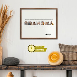 Grandma Photo Collage, Personalized Grandma Frame, Photo Collage for ...