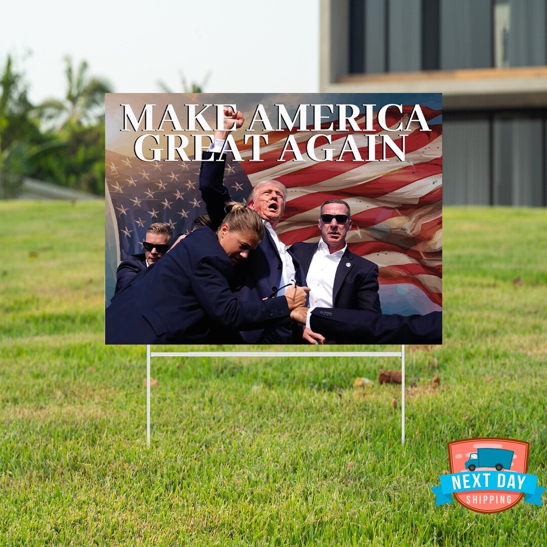 Make America Great Again Yard Sign, Save America, Yard Decor, Ultra ...