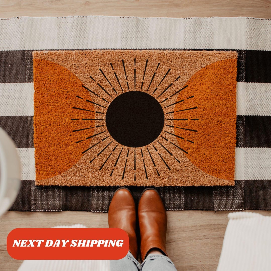 Mid Century Doormat, Welcome Mat, Mid Century Modern, Mid Century ...