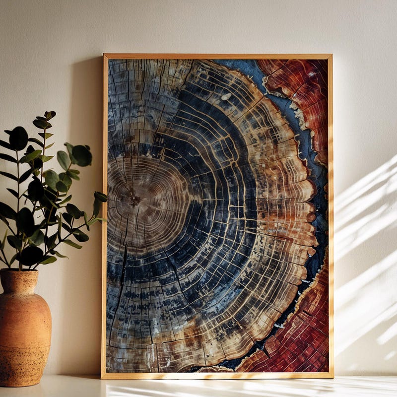 Tree Ring Wall Art - Etsy
