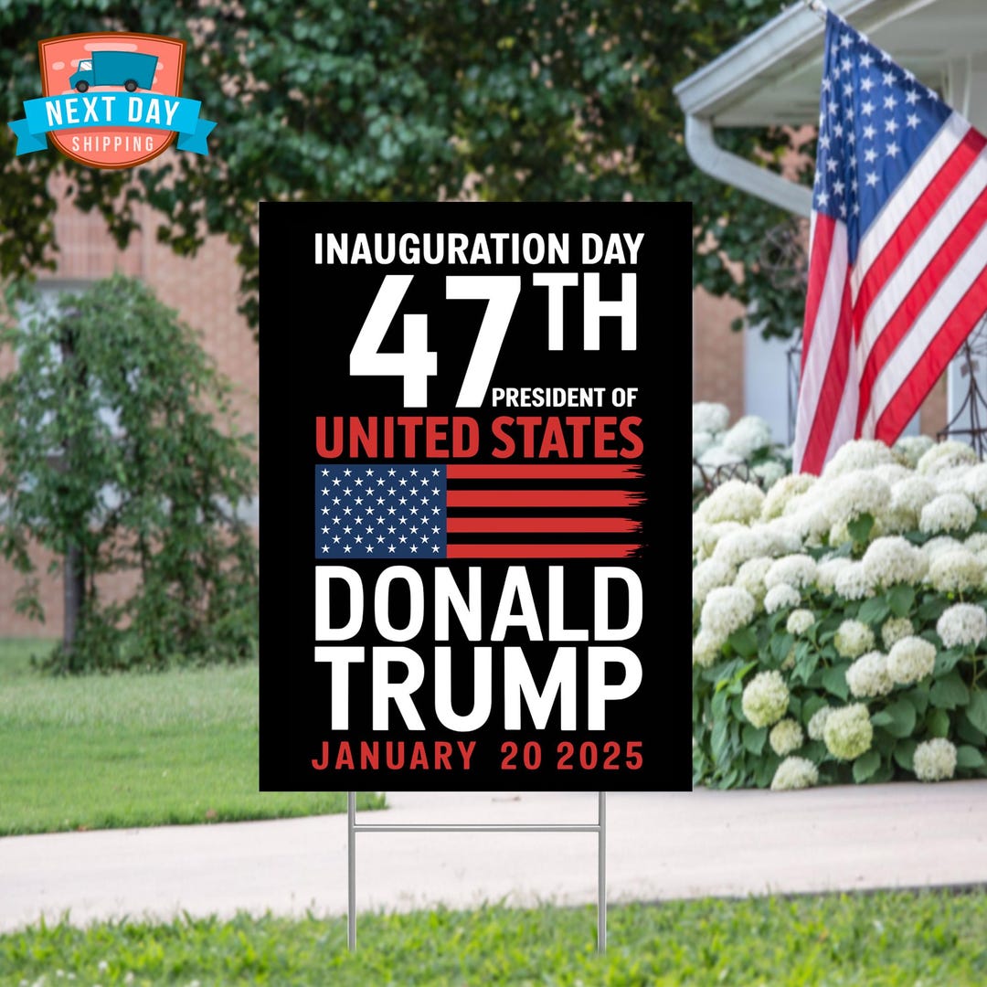 Donald Trump Yard Sign, Trump Decor, Presidential Sign, Metal Sign, Usa ...