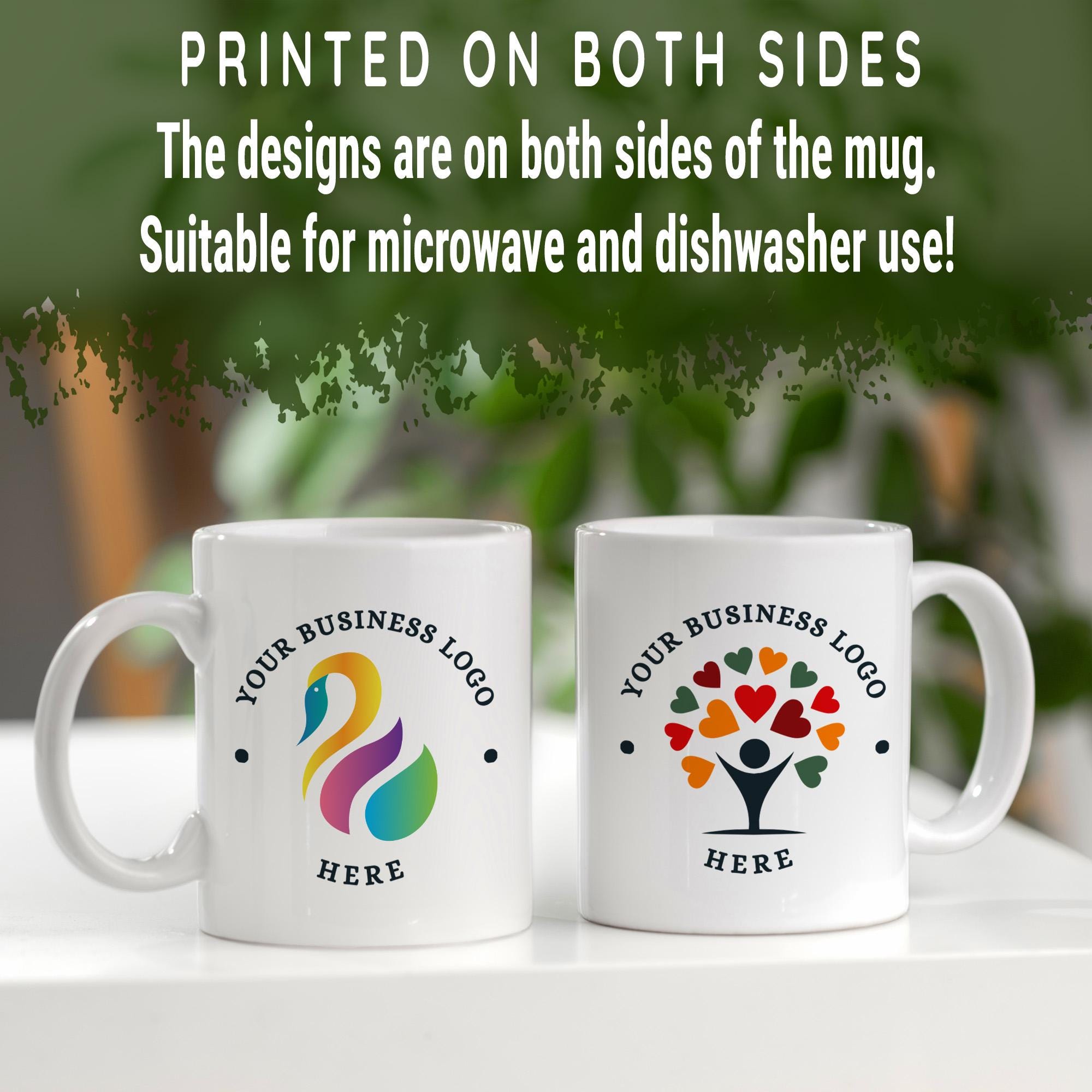 Custom Logo Mug, Business Mug, Logo Mug, Office Mug, Company Mugs ...