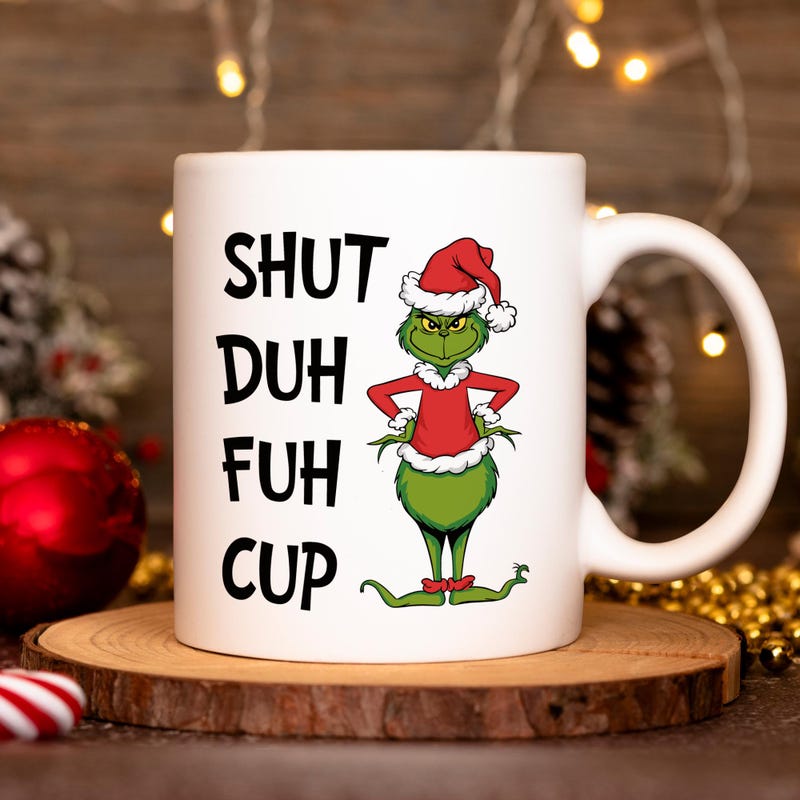 Shut the Fuh Coffee Mug - Etsy