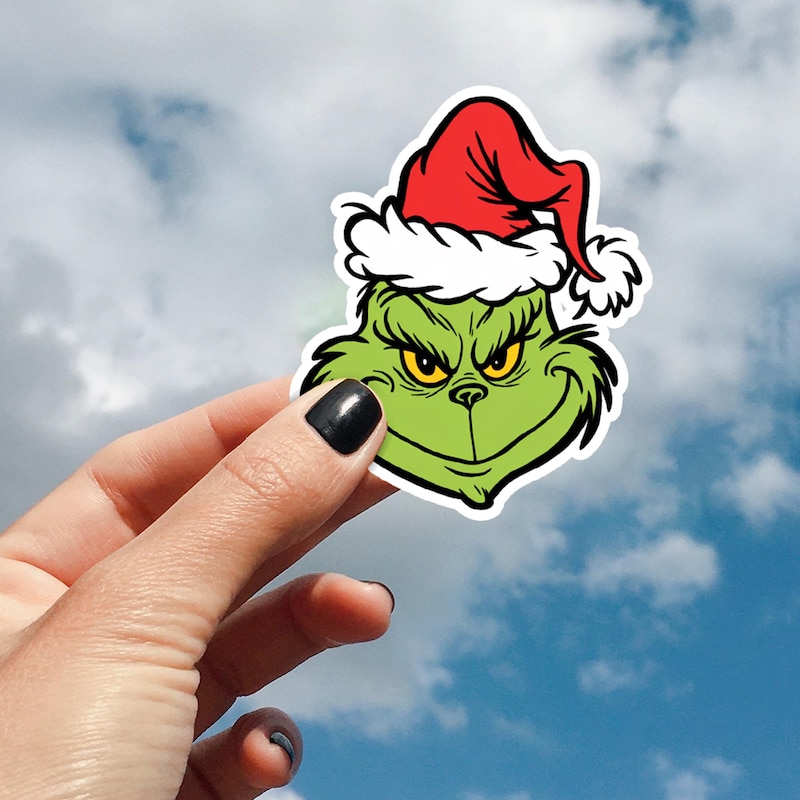 The Grinch Stickers - Etsy