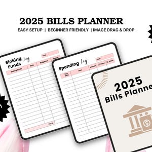 2025 Bills Planner | Bill Due Reminder| Budgeting Journal |money Saving ...