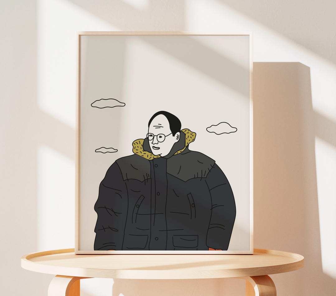 Seinfeld George Costanza Poster Seinfeld Fan Art Seinfeld Poster Etsy