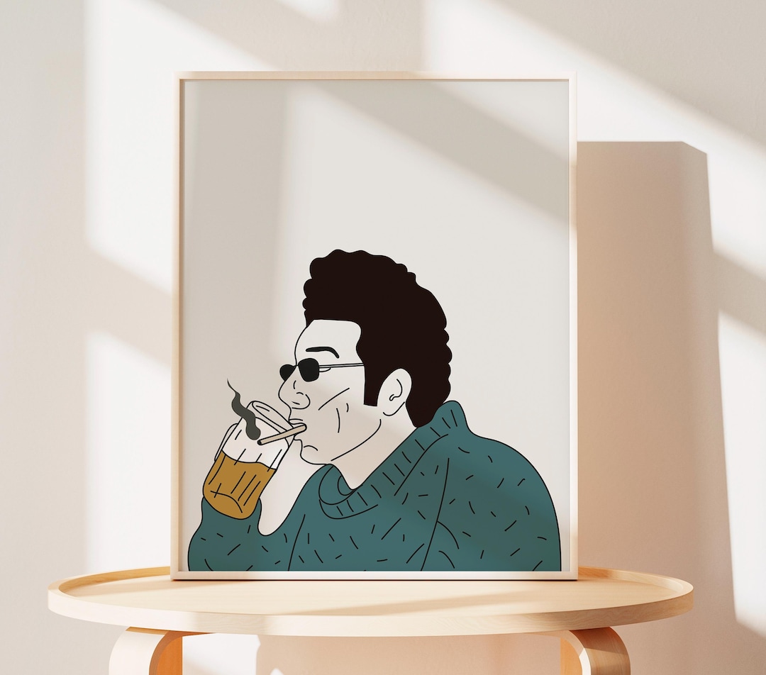 Seinfeld Kramer "here's to Feeling Good All the Time" Poster ...