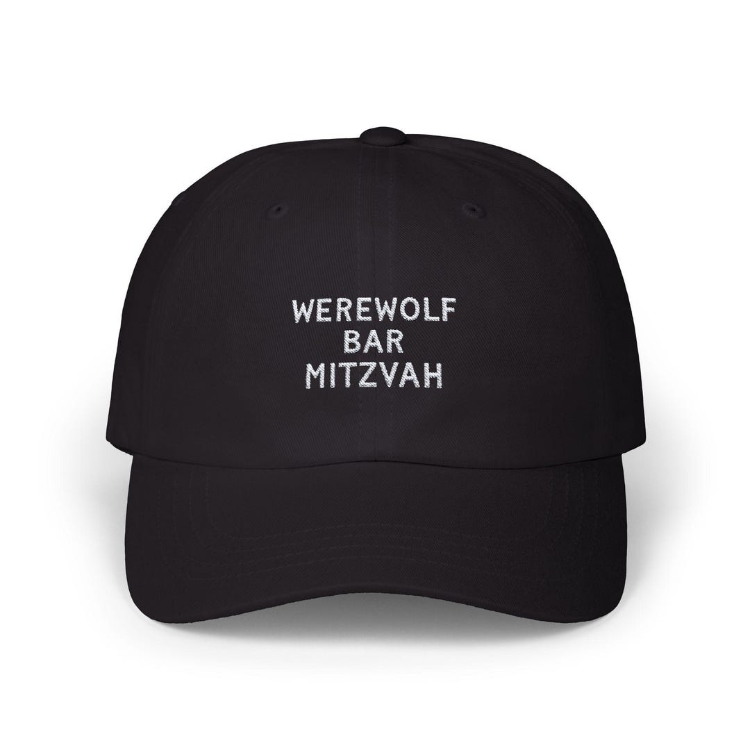 Werewolf Bar Mitzvah Hat: Embroidered 30 Rock Dad Cap - Etsy