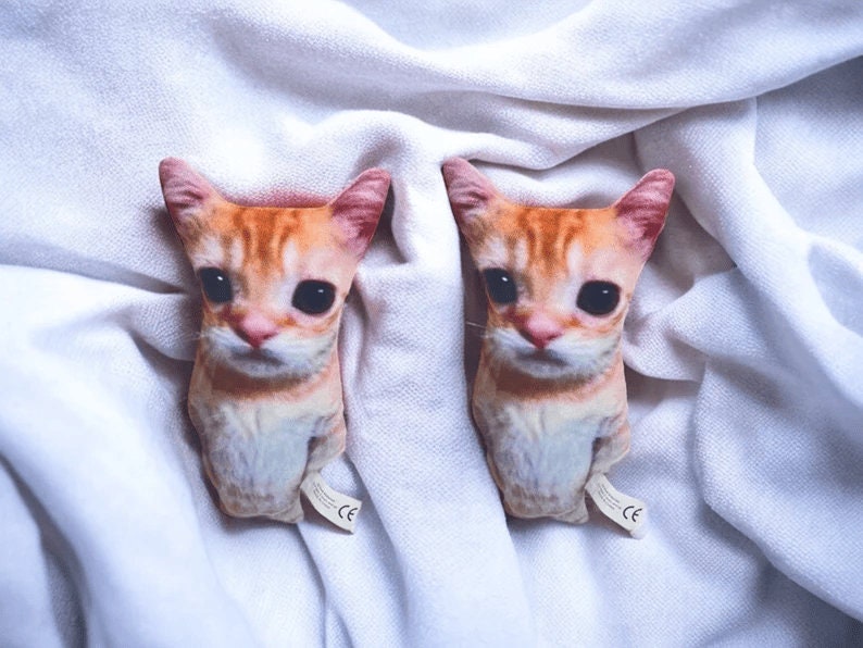 El Gato Meme Cat, Cat Plushie, Cat Meme, Gato, Weighted Stuffed Animal ...