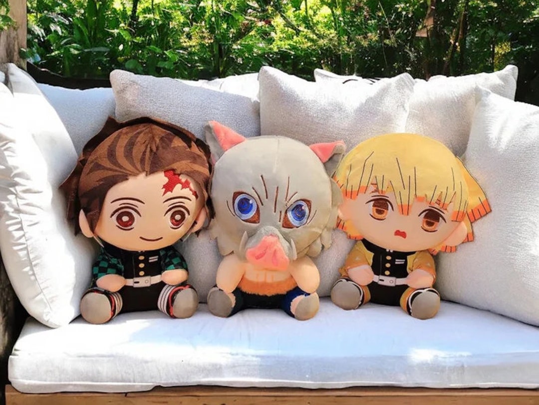 Zenitsu Agatsuma Demon Slayer Plush, Mugen Train, Tanjiro Kamado ...