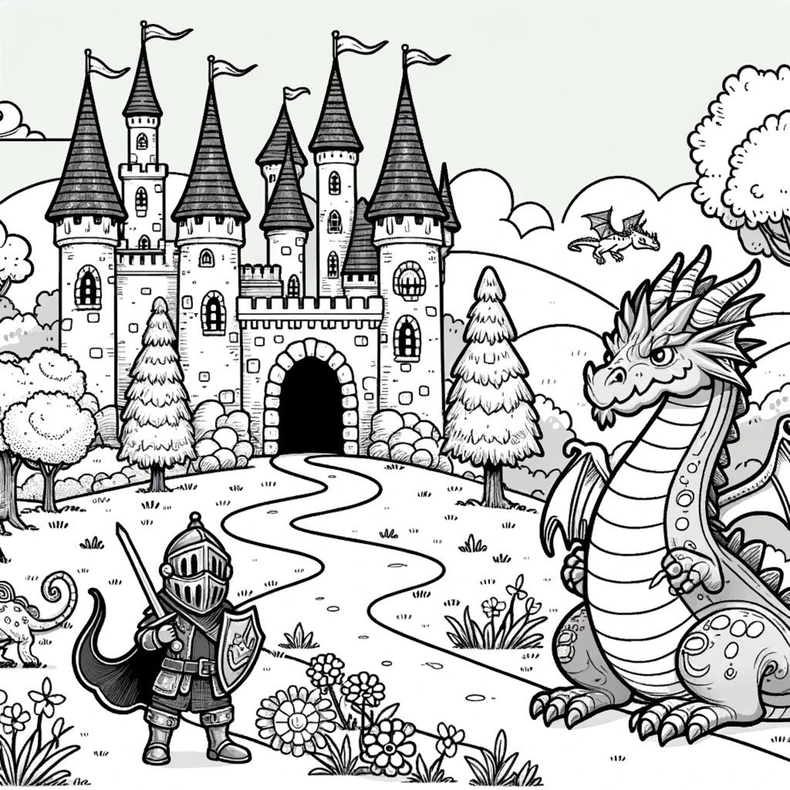 10 Custom Colouring Pages for Kids, Teenagers or Adults - Etsy