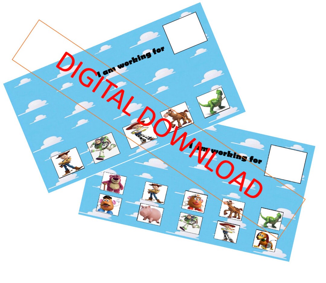 Toy Story Token Economy Digital Download Bundle - Etsy