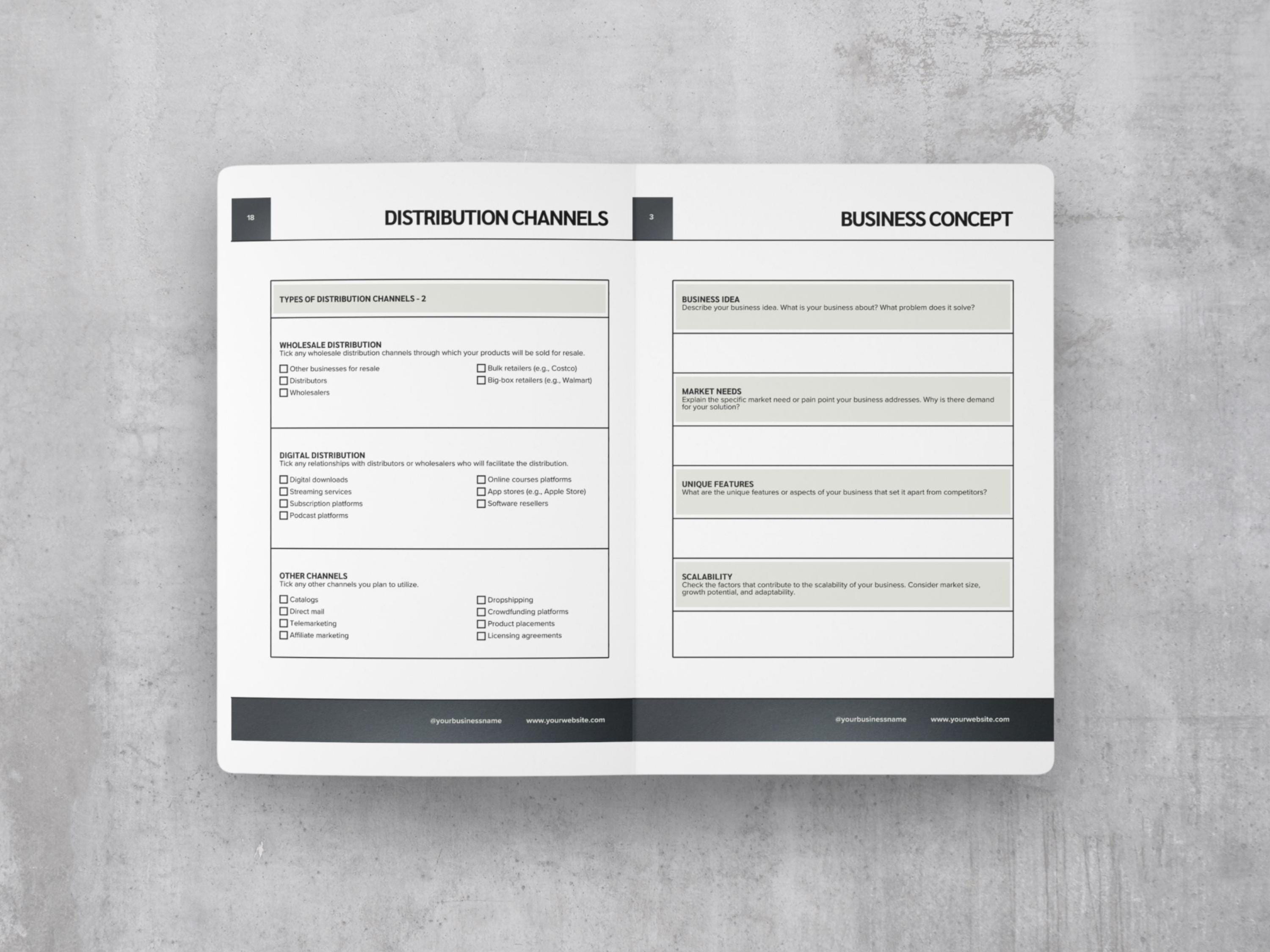 The Ultimate Business Plan | Guided Templates for Strategizing and ...
