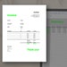 Professional Google Sheets Invoice Template With Automated Summary Google Sheets Template ...