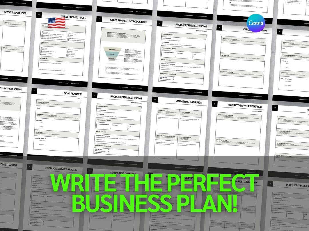 The Ultimate Business Plan | Guided Templates for Strategizing and ...