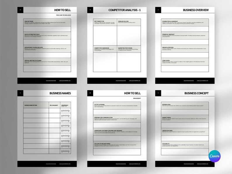 The Ultimate Business Plan | Guided Templates for Strategizing and ...