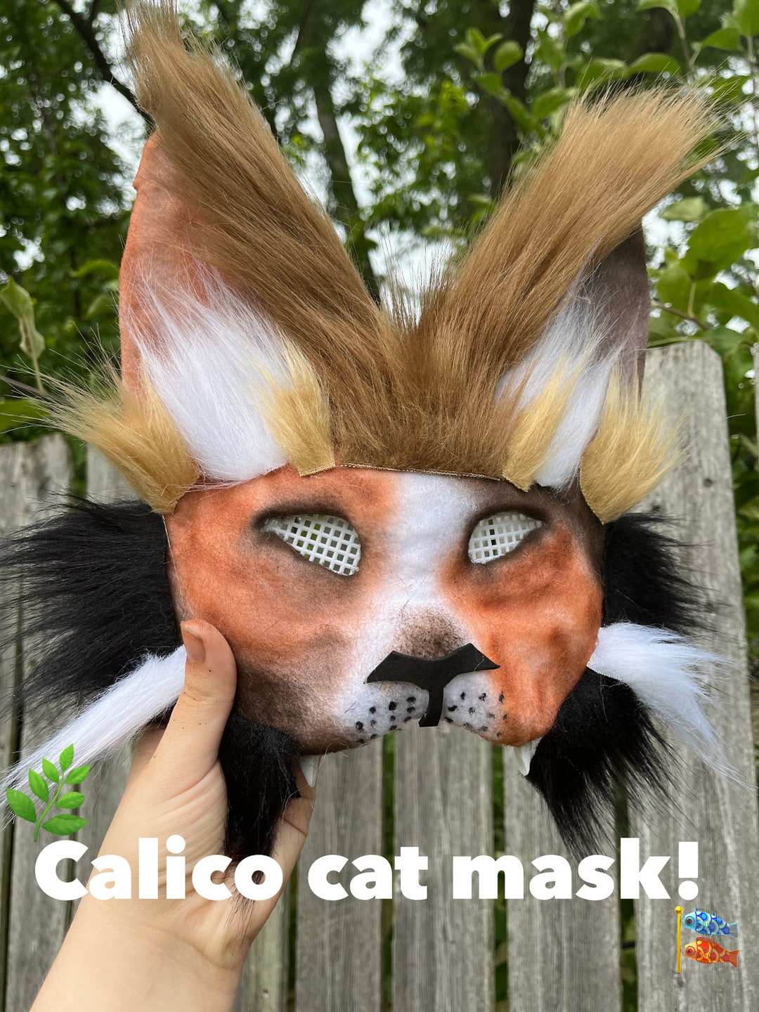 Calico Therian Mask - Etsy