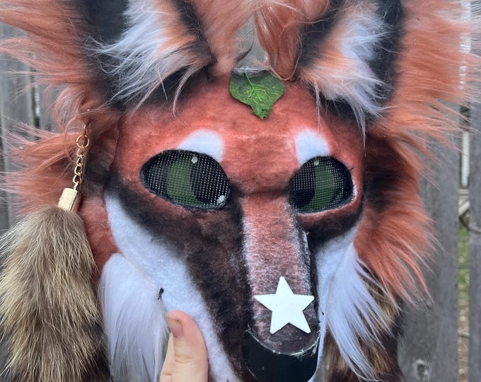 Therian Fox Mask - Etsy