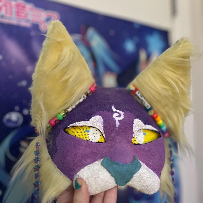 Therian Mask Alien Cat - Etsy