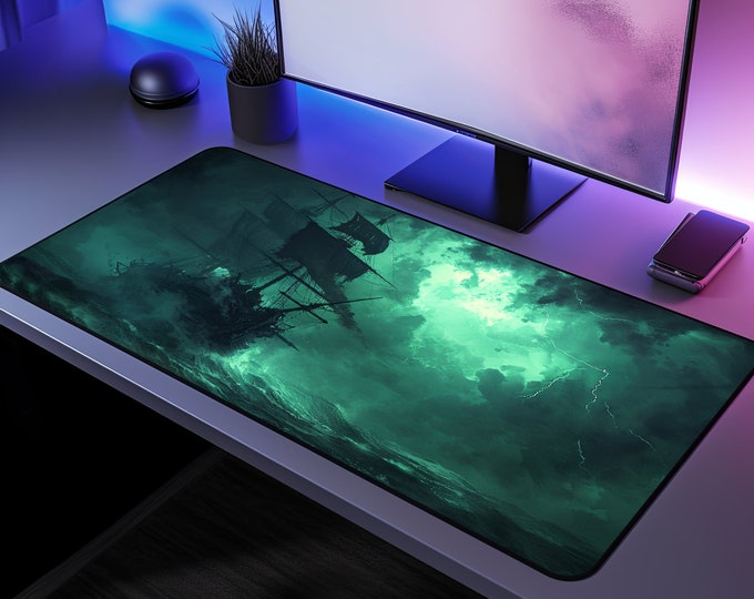 Pirate Gaming Mat Pirate Mousepad Xl Pirate Mouse Pad Xxl Pirate Office ...