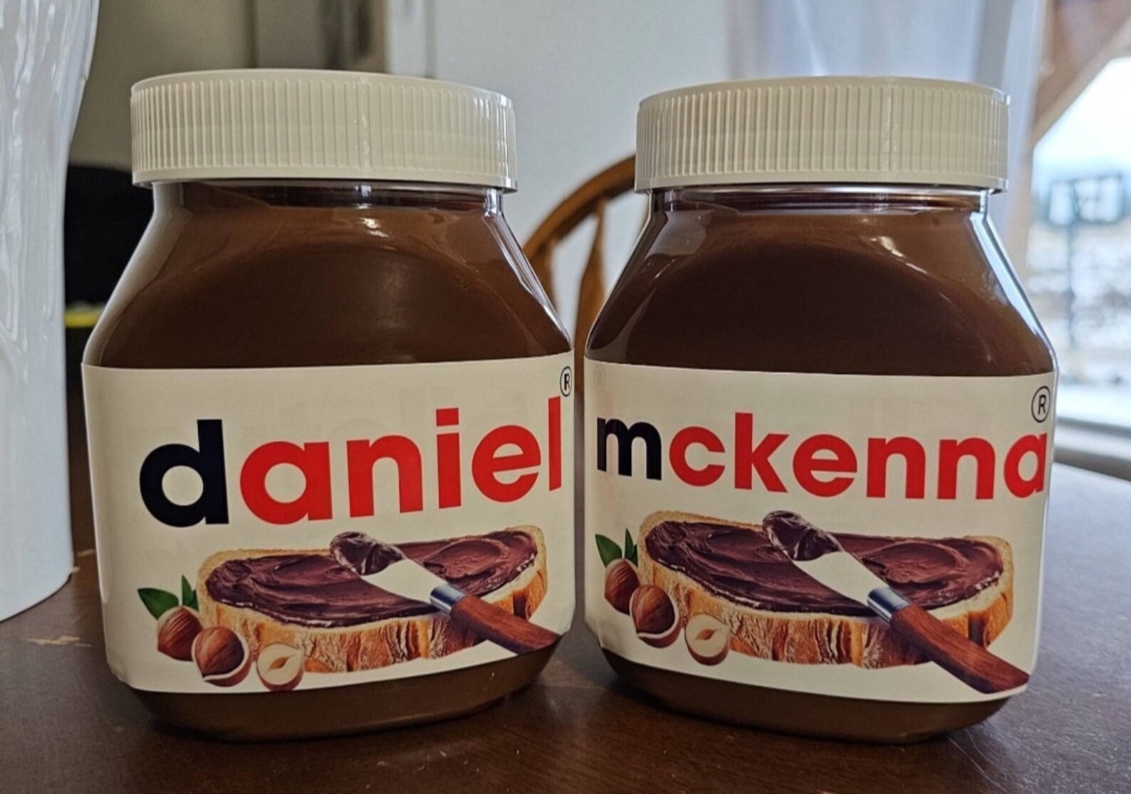 Nutella Nombre Personalizado - Etsy