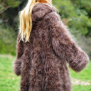 Hand Knitted Mohair Coat Chunky Mohair Cardigan Handmade - Etsy New Zealand