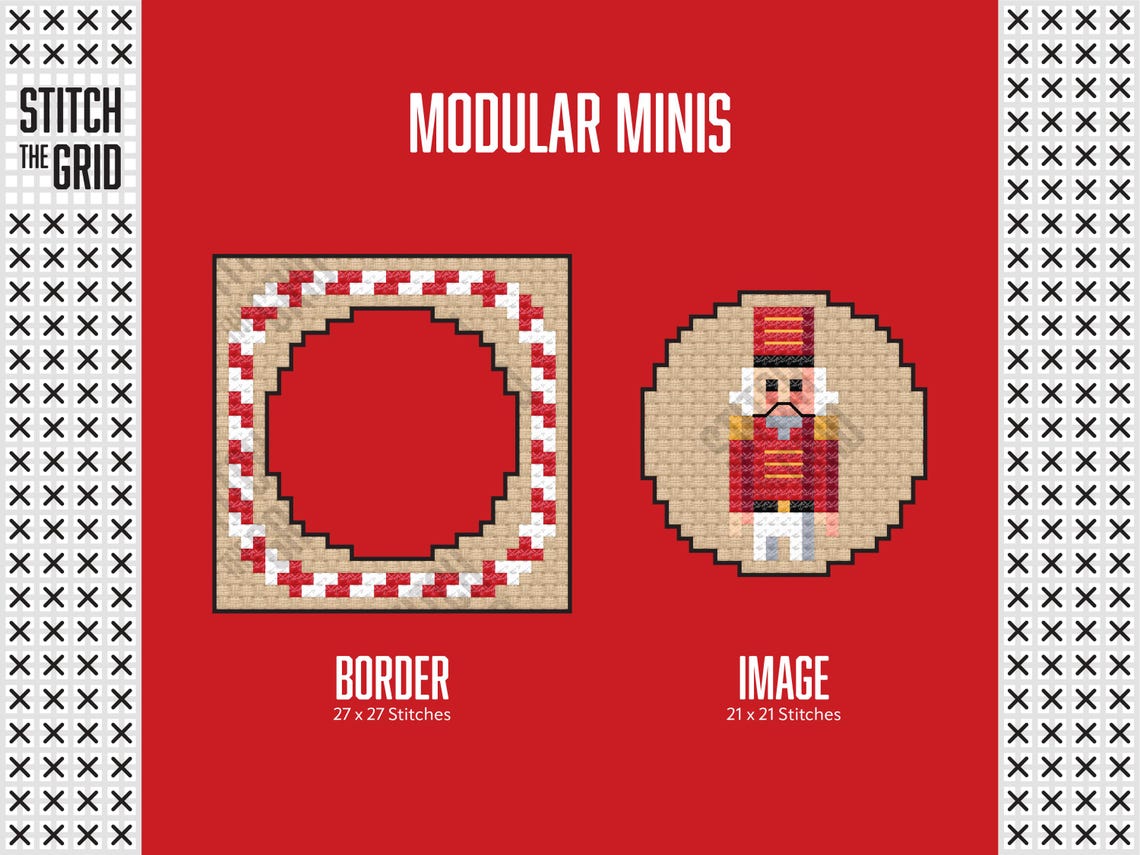 Christmas Mini Cross Stitch Patterns • Santa's Workshop Bundle ...