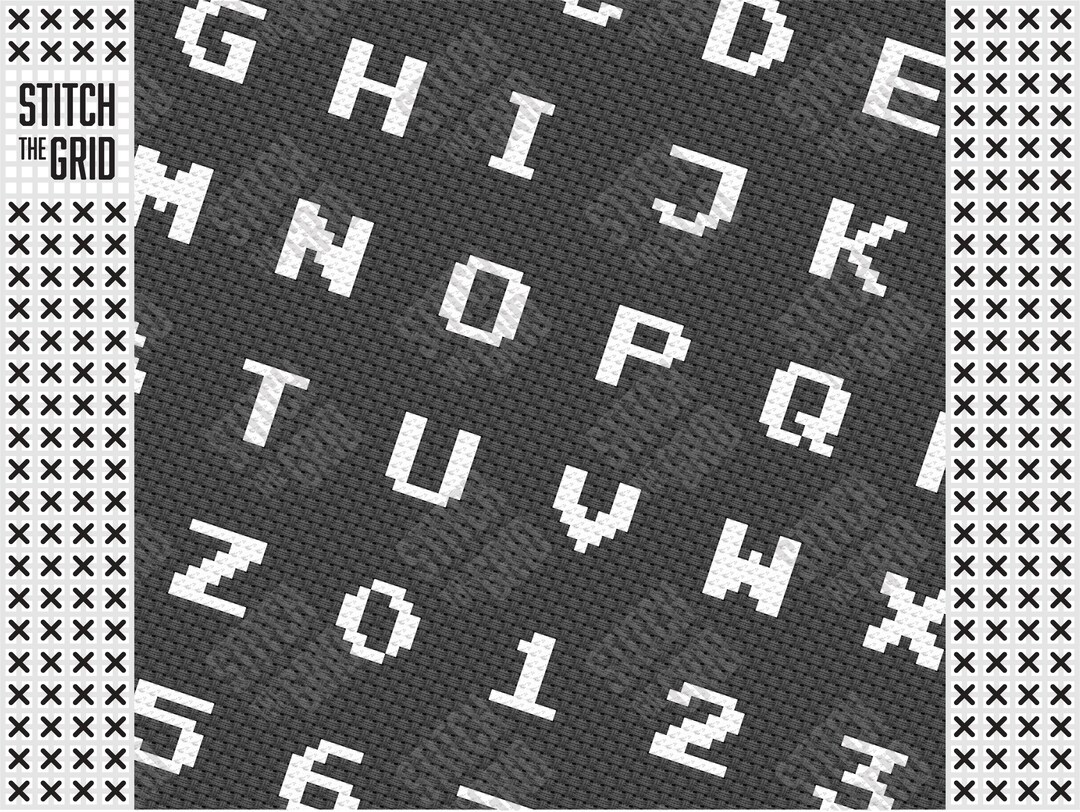 Zelda Inspired Alphabet Cross Stitch Patterns - Etsy