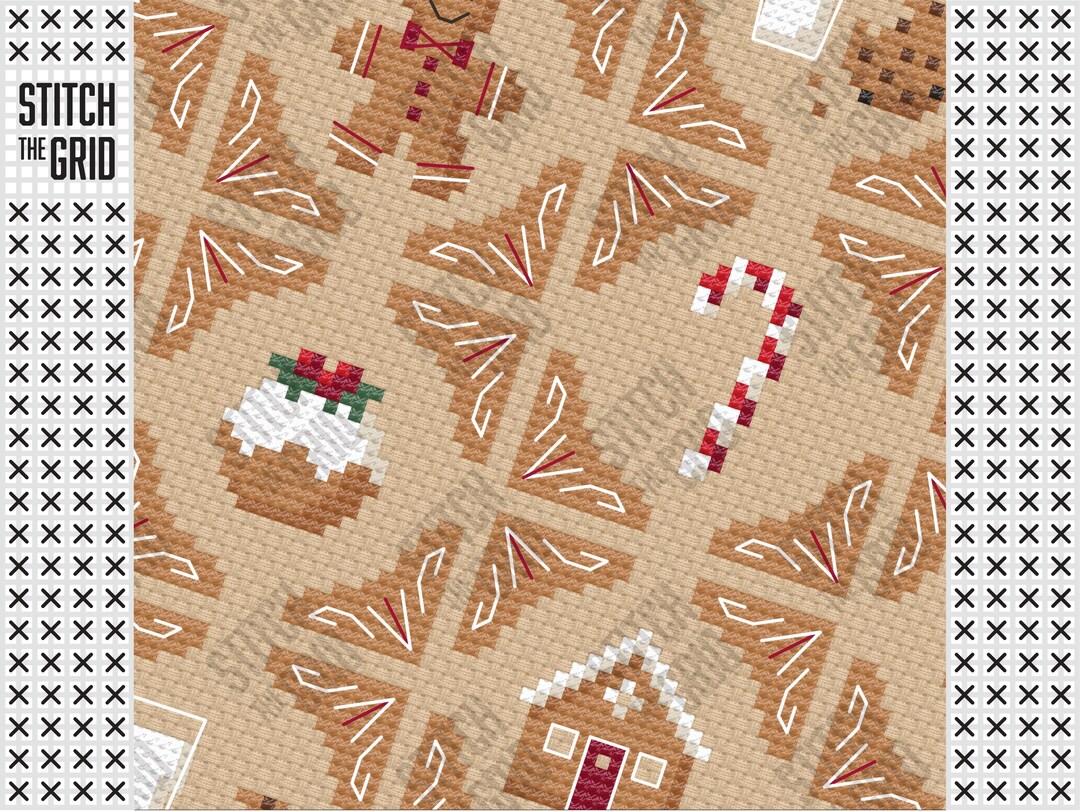 Christmas Mini Cross Stitch Patterns • Sweet Treats Bundle • Modular ...