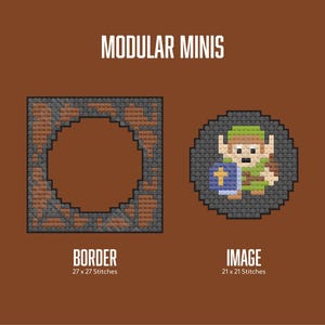 Zelda Mini Cross Stitch Patterns • Zelda Inspired Bundle • Modular ...