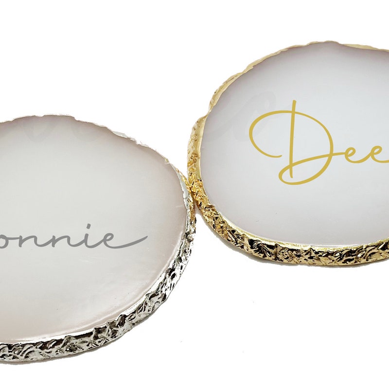Resin Coaster With Name - Etsy