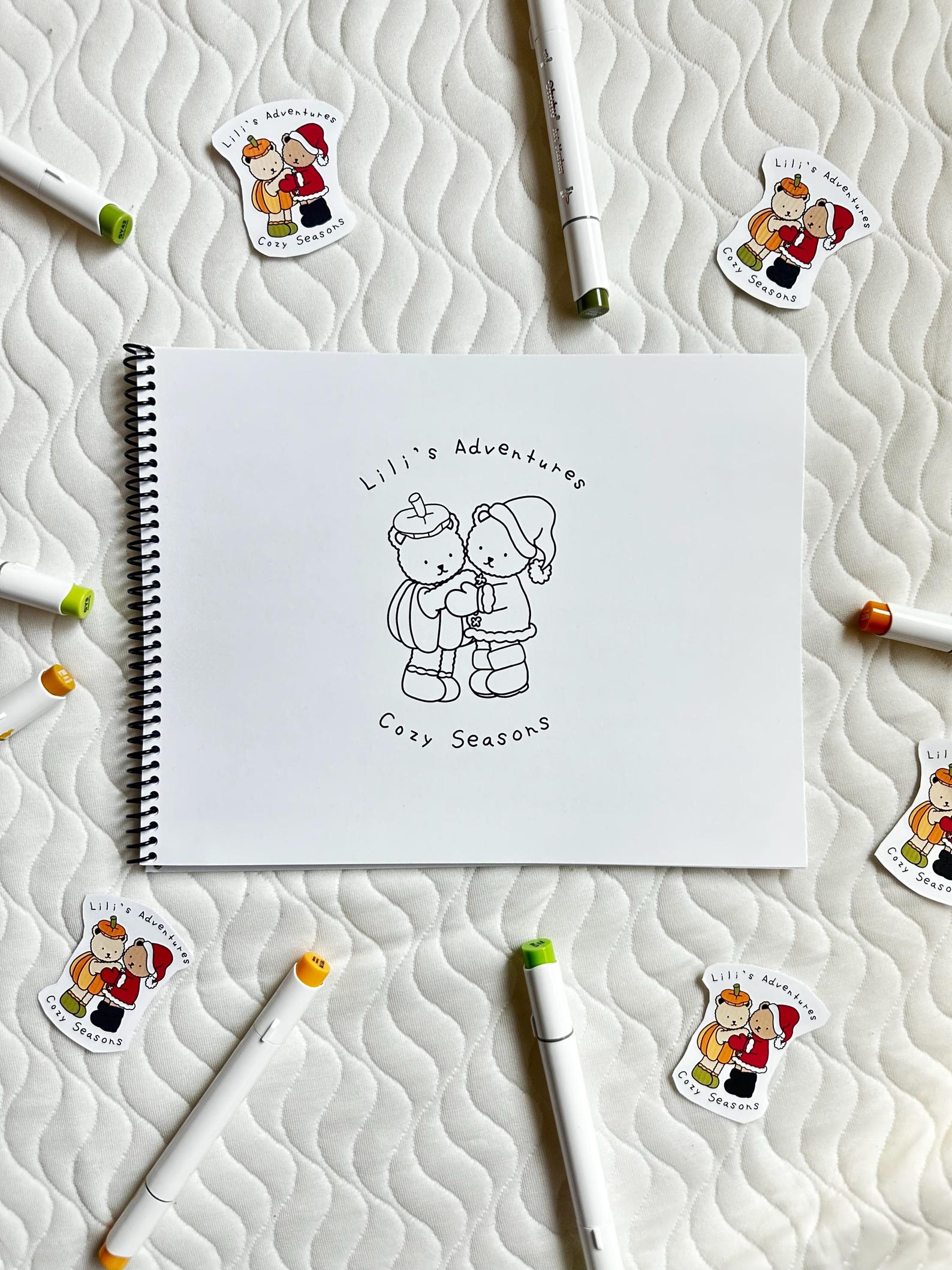 Cozy Seasons Coloring Book - Etsy