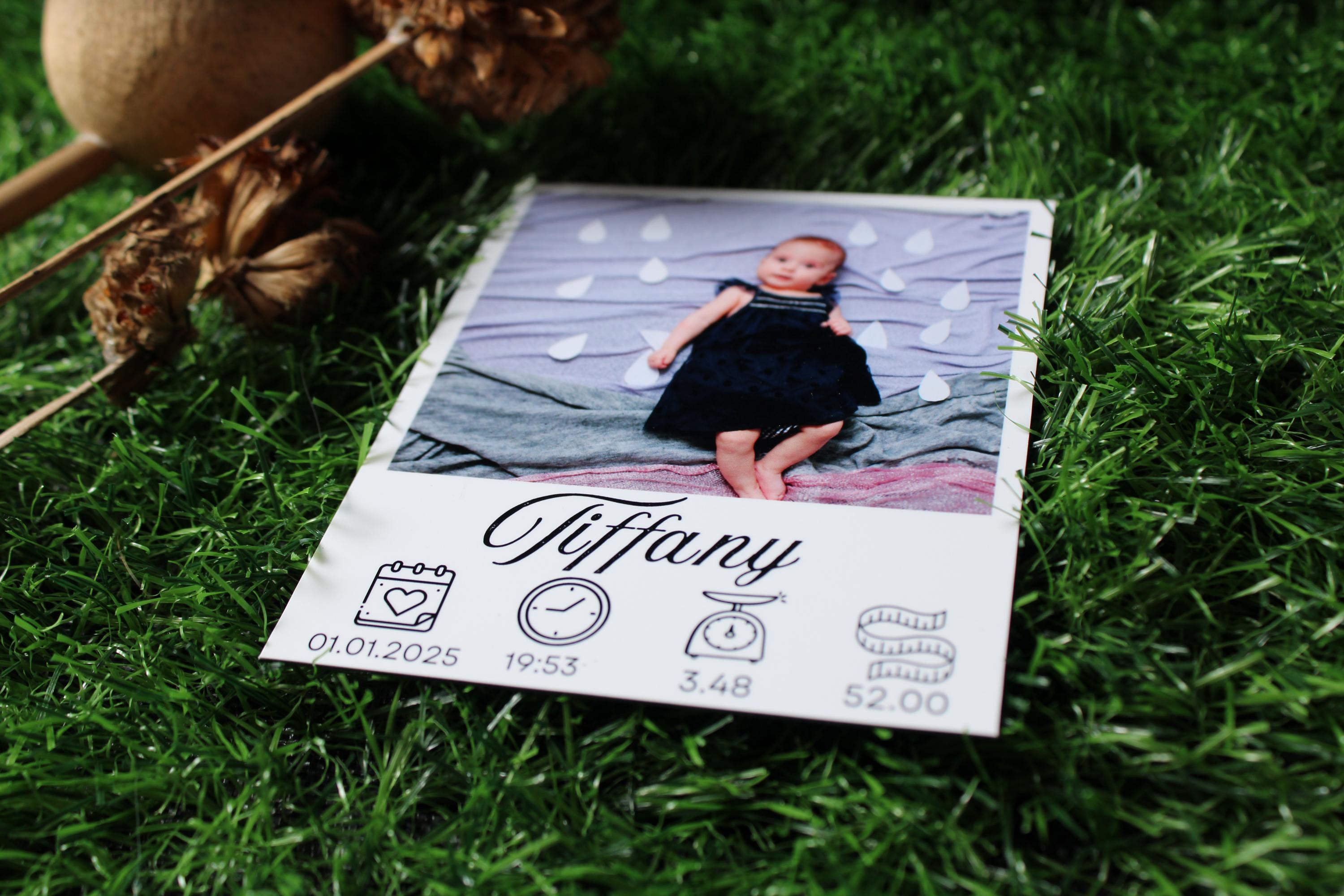 Custom First Milestones Magnet Card: Personalized Baby Keepsake (3.25 X ...