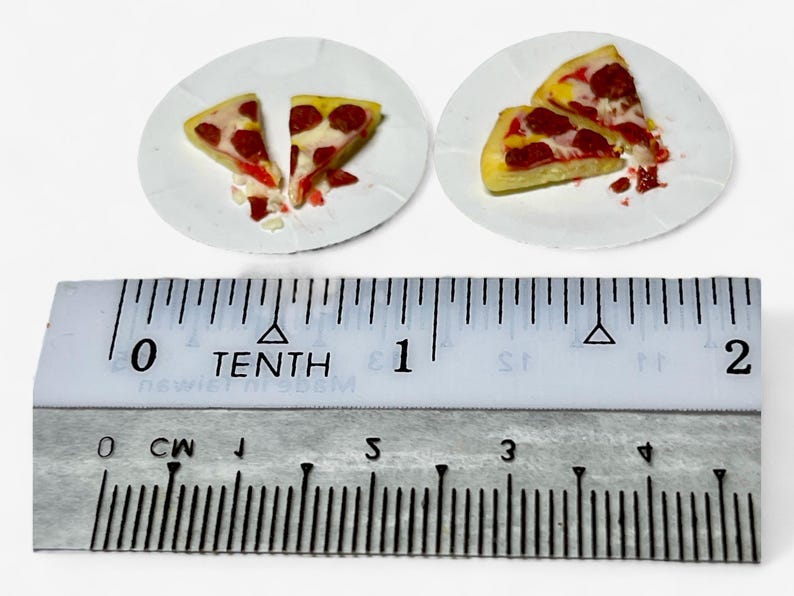 Miniature Dollhouse Pepperoni Pizza Party 1:12 Scale - Etsy