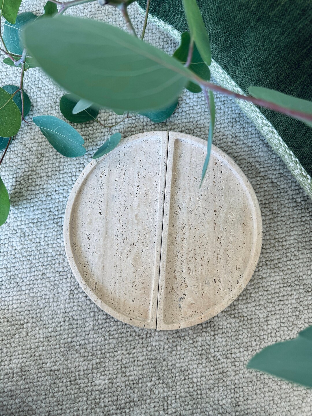 Travertine Tray Coffee Table Console Table ,jewelry Trinket Tray ...