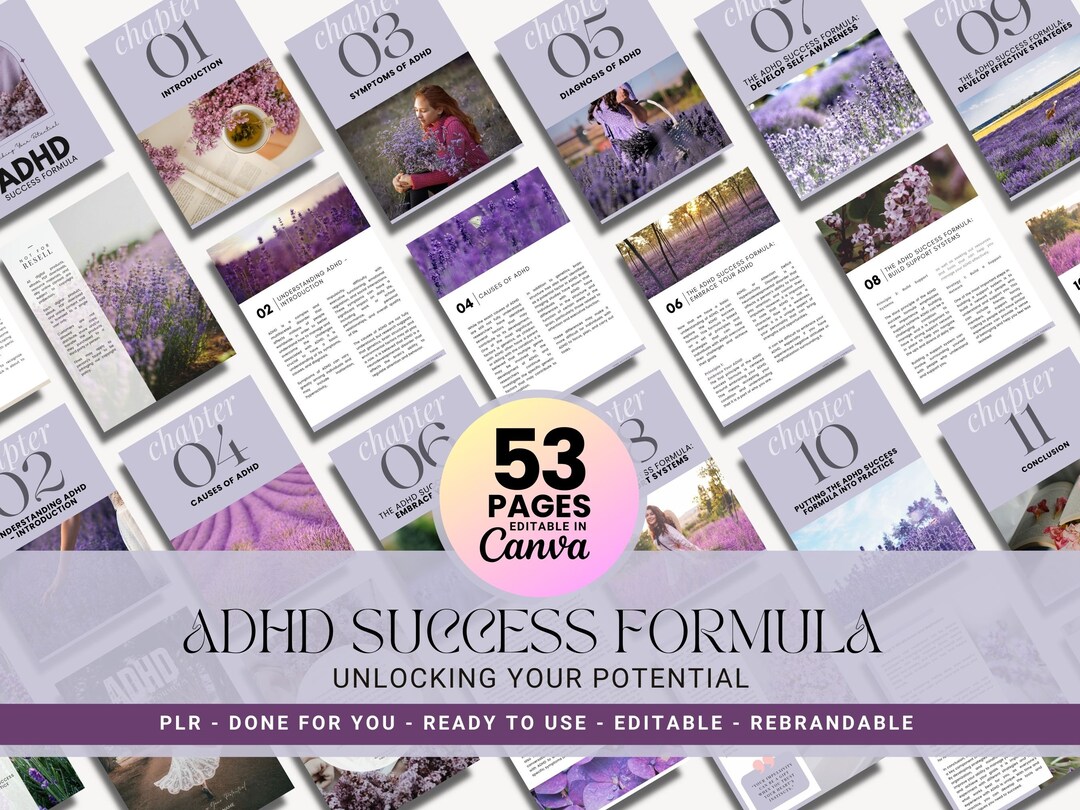 ADHD Success Formula Done for You Ebook & Guide for ADHD Coach, Life ...