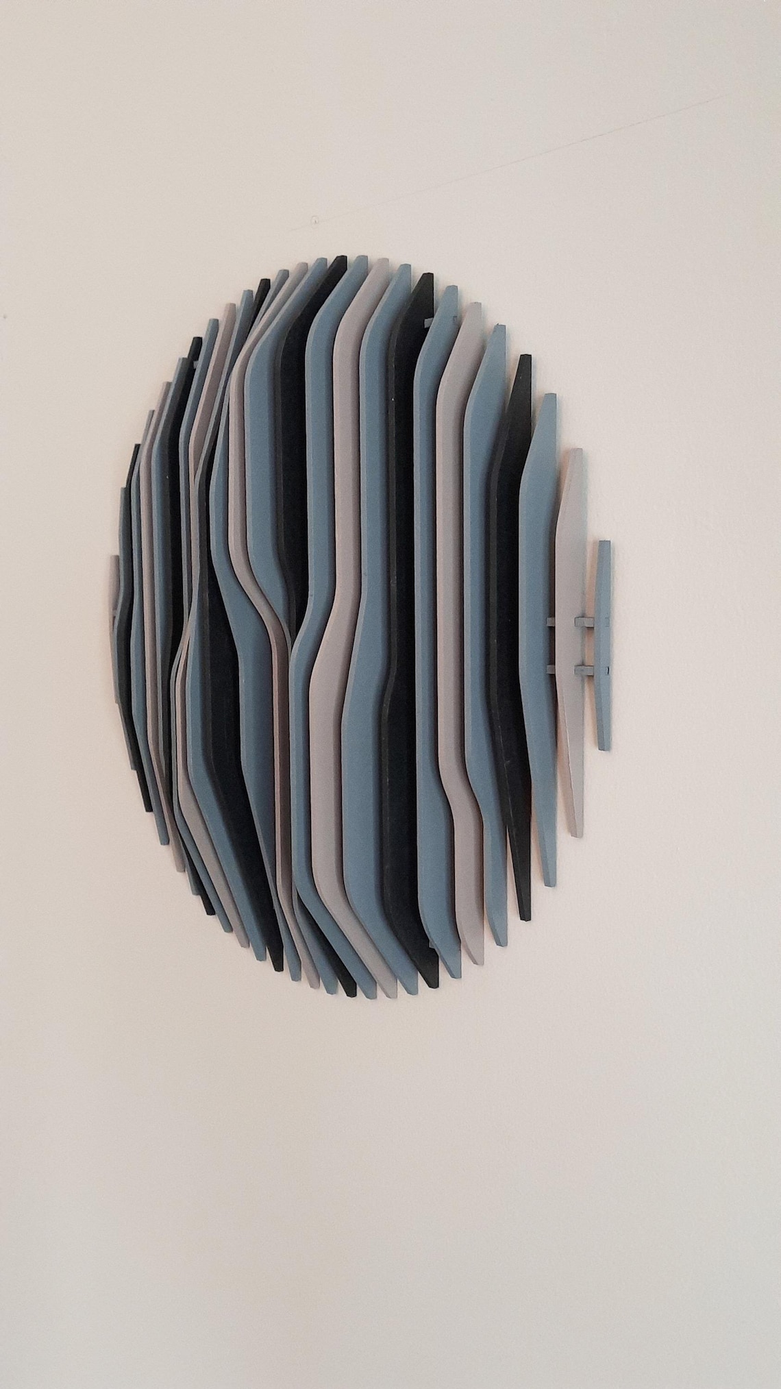 Parametric Layered Circular Wall Art, Parametric Sculpture, Laser Cut ...