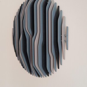 Parametric Layered Circular Wall Art, Parametric Sculpture, Laser Cut ...