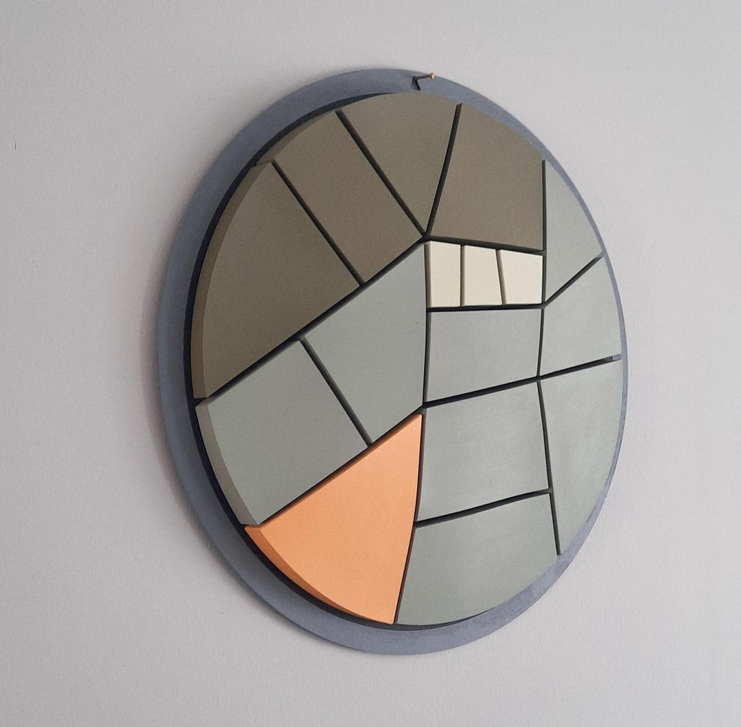 Circular Paper Sculpture Wall Decoration, Laser Engraved Texture - Etsy