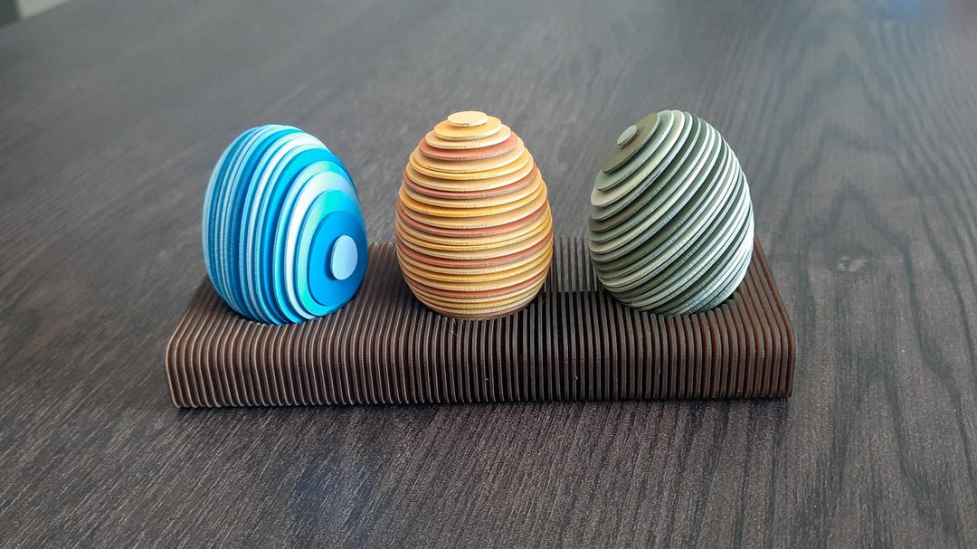 Parametric Egg Sculpture, Cardboard Egg, Easter Egg Gift, Egg Home ...