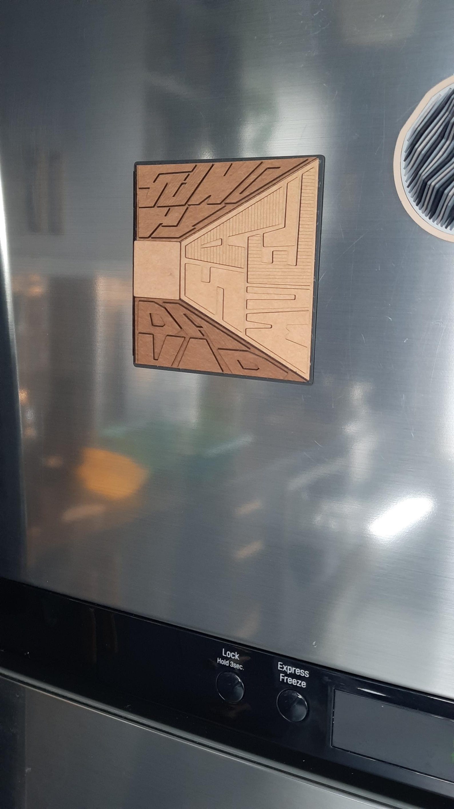 Papercraft Custom Name Plate Abstract Name Plate Minimalistic Paper ...