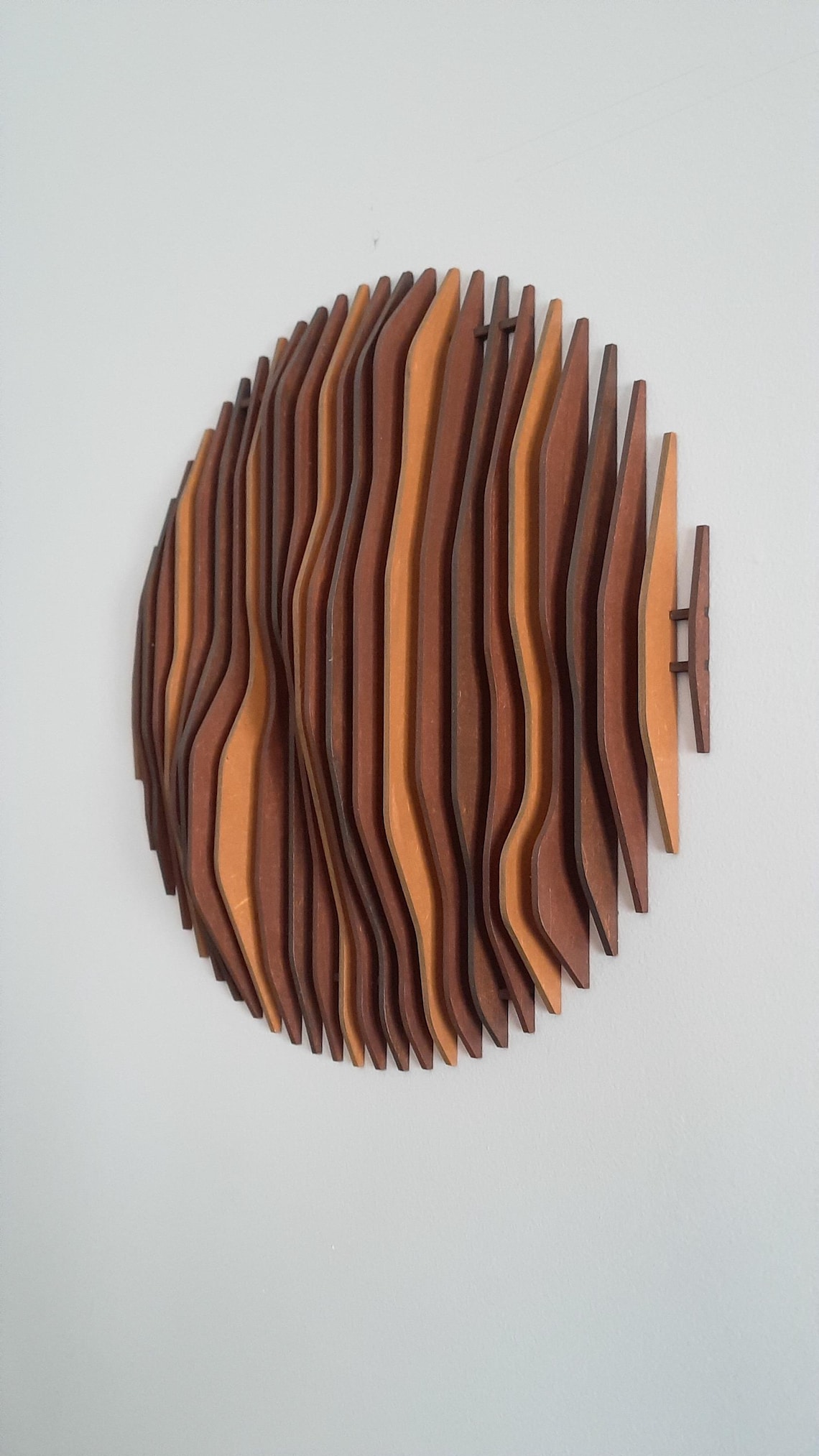 Parametric Layered Circular Wall Art, Parametric Sculpture, Laser Cut ...