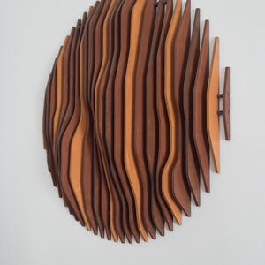 Parametric Layered Circular Wall Art, Parametric Sculpture, Laser Cut ...