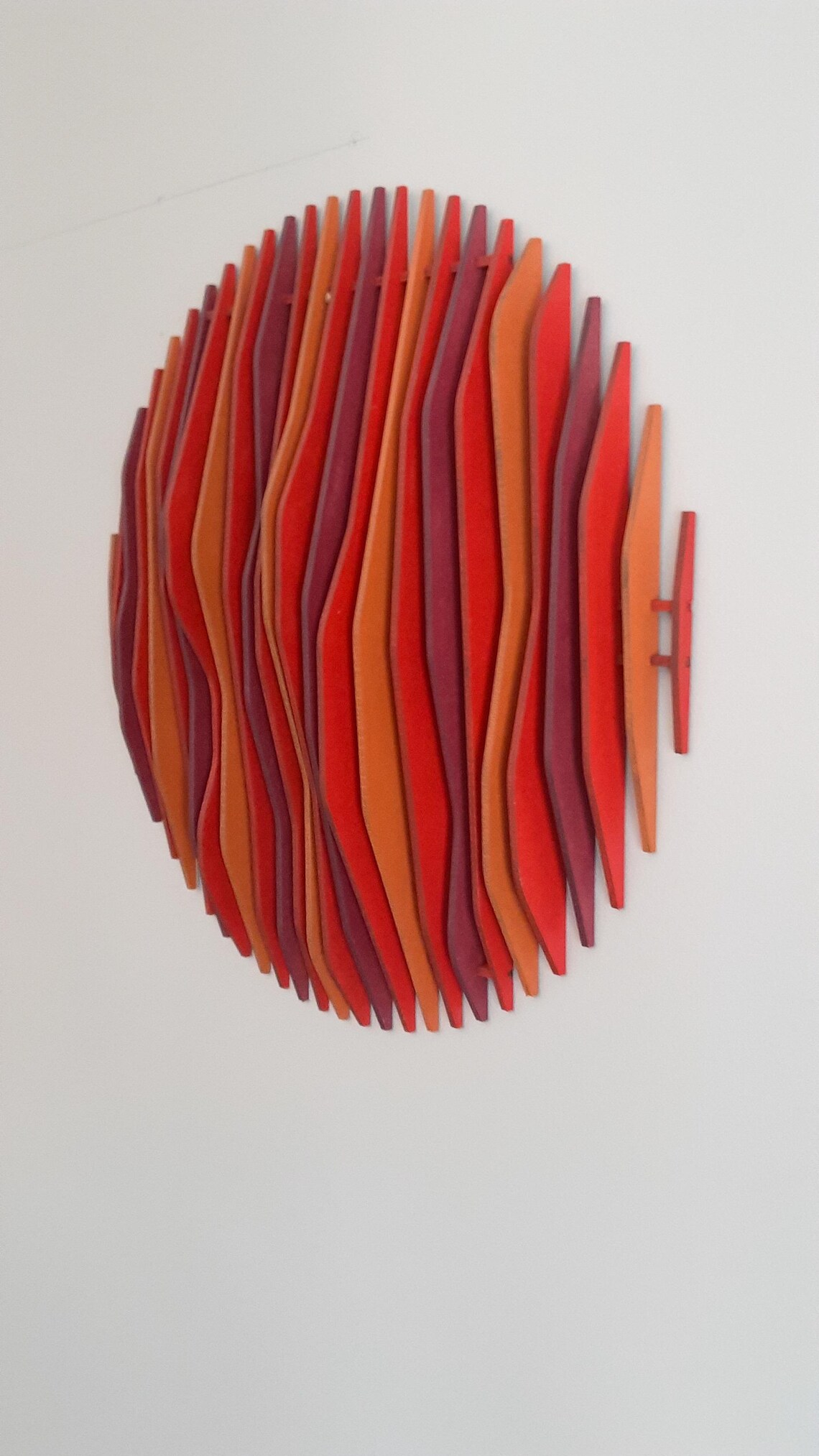 Parametric Layered Circular Wall Art, Parametric Sculpture, Laser Cut ...