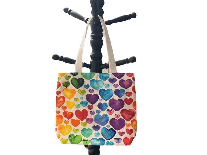 Handcrafted Small Canvas Tote Bag With Pockets and Lining - Etsy