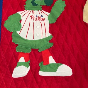 Phillies Quilted Table Runner With the Philly Phanatic and Liberty Bell ...