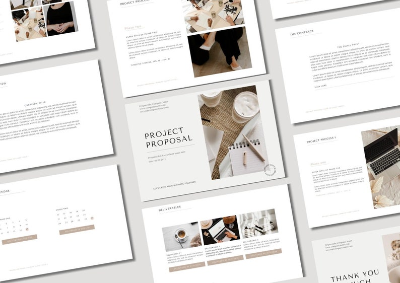 Project Proposal Canva Template Client Onboarding Client Welcome Kit Business Template - Etsy