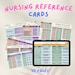 Nursing Reference Flashcards | Study Guide & Nurse Essentials for ...